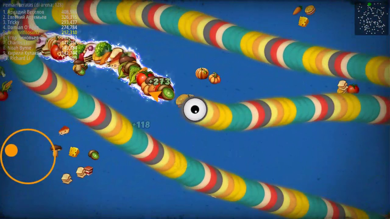 LAGI ASYIK MAIN CACING EHHHH......MALAH HABIS BATTERY| WORM ZONE - YouTube