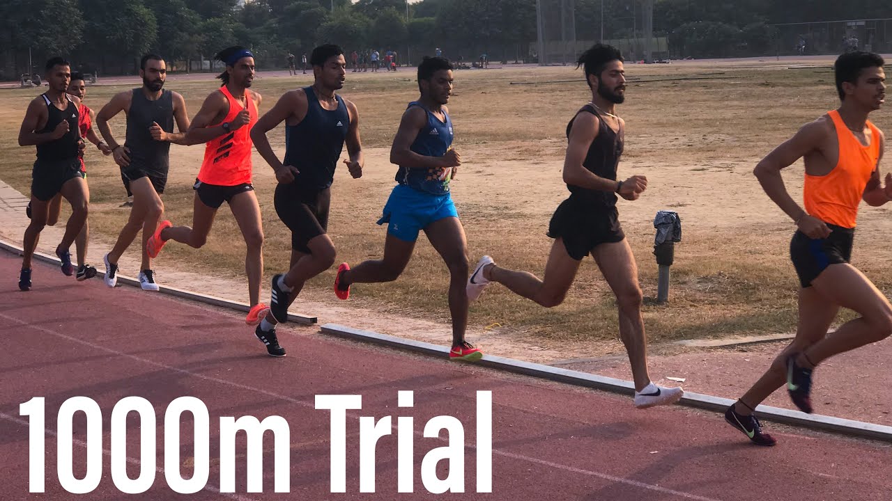 1000m National Athletes Trial RUN - YouTube