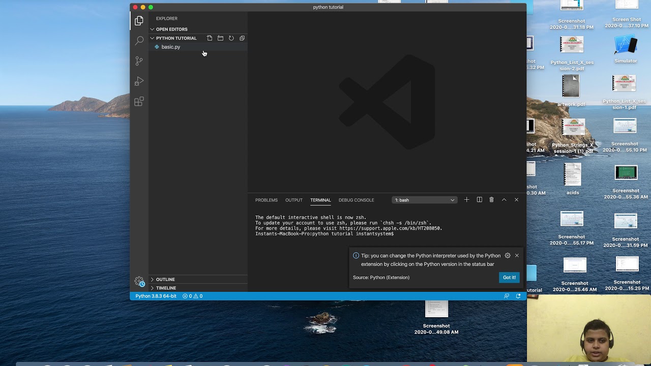 Getting Started With Python Vscode And Basic Programms Youtube 1715