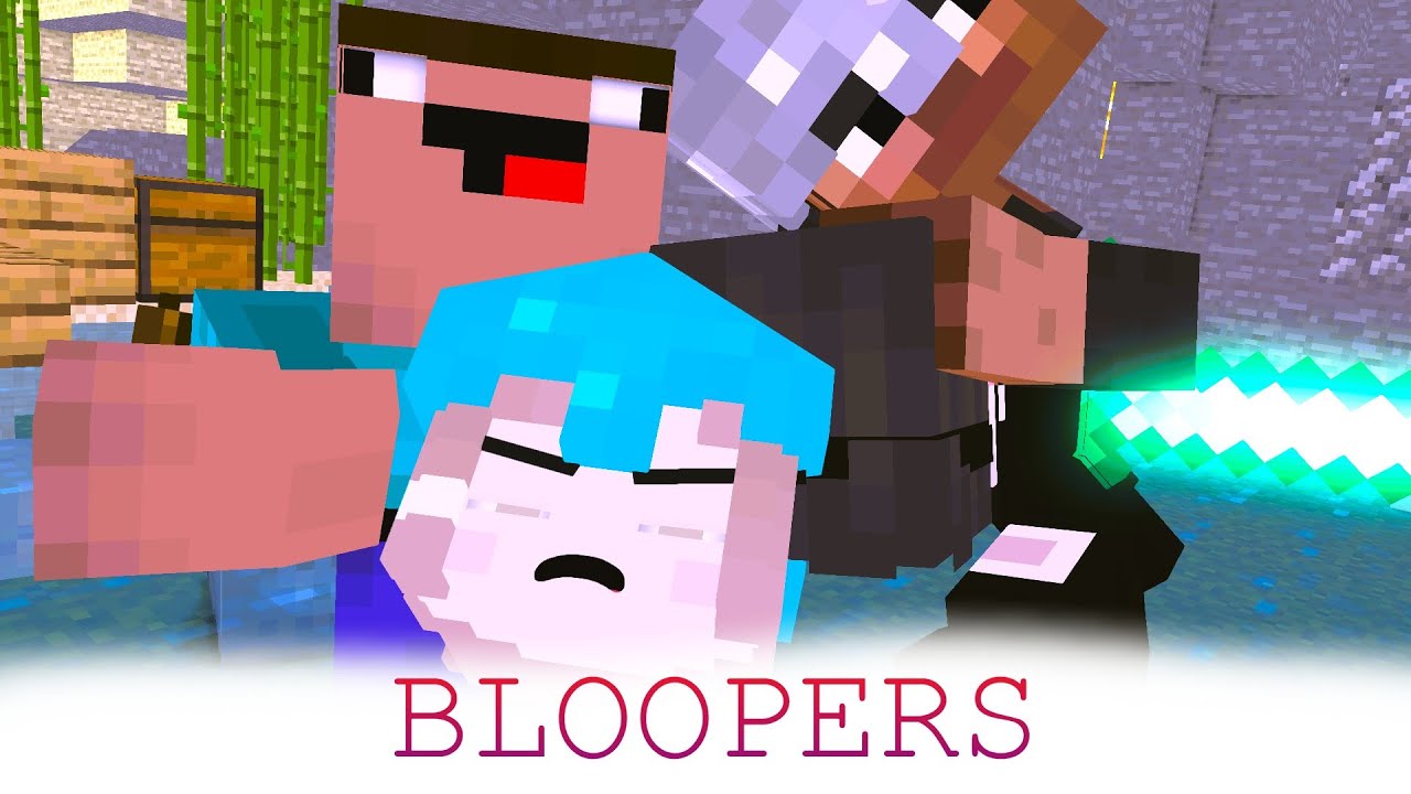 BLOOPERS Revenge of The Hunger Games (Minecraft Animation) - YouTube