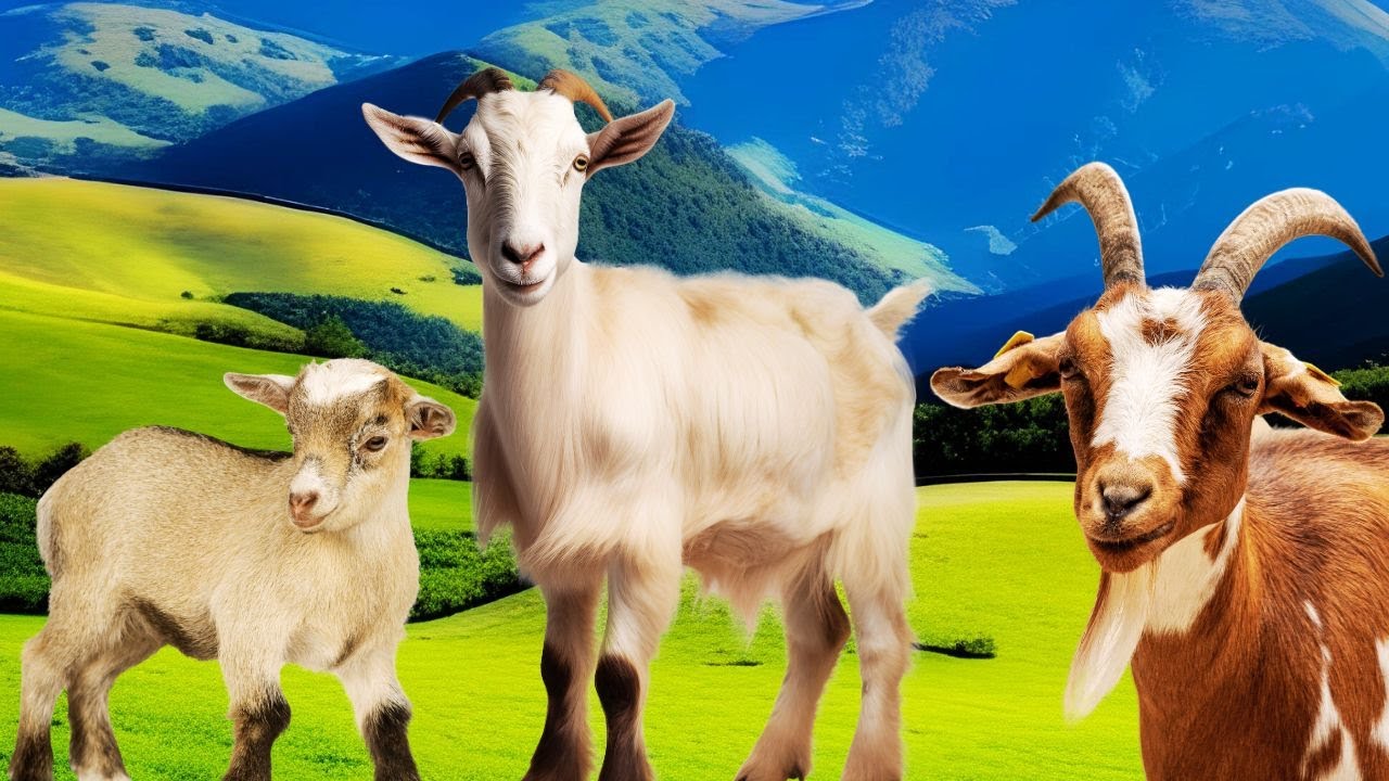 Funny Goats Video, Baby Goats Eating Very Cute - YouTube