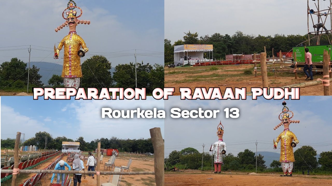 Preparation Of Rourkela Ravaan Pudhi/Rkl Sector 13/Rourkela boyz Vlog ...