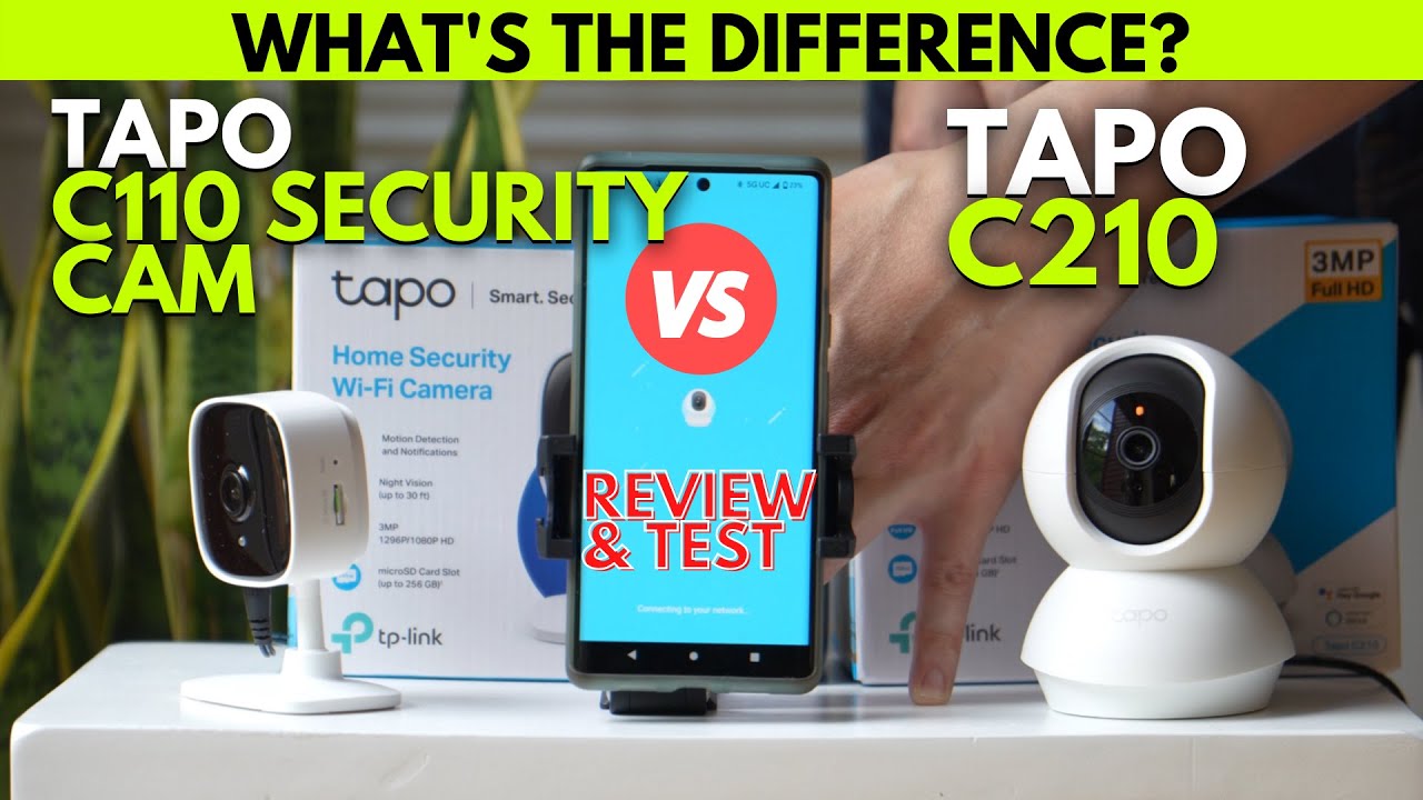 TP-Link TAPO C210 vs C110 Security Cams - Surprisingly Good - YouTube