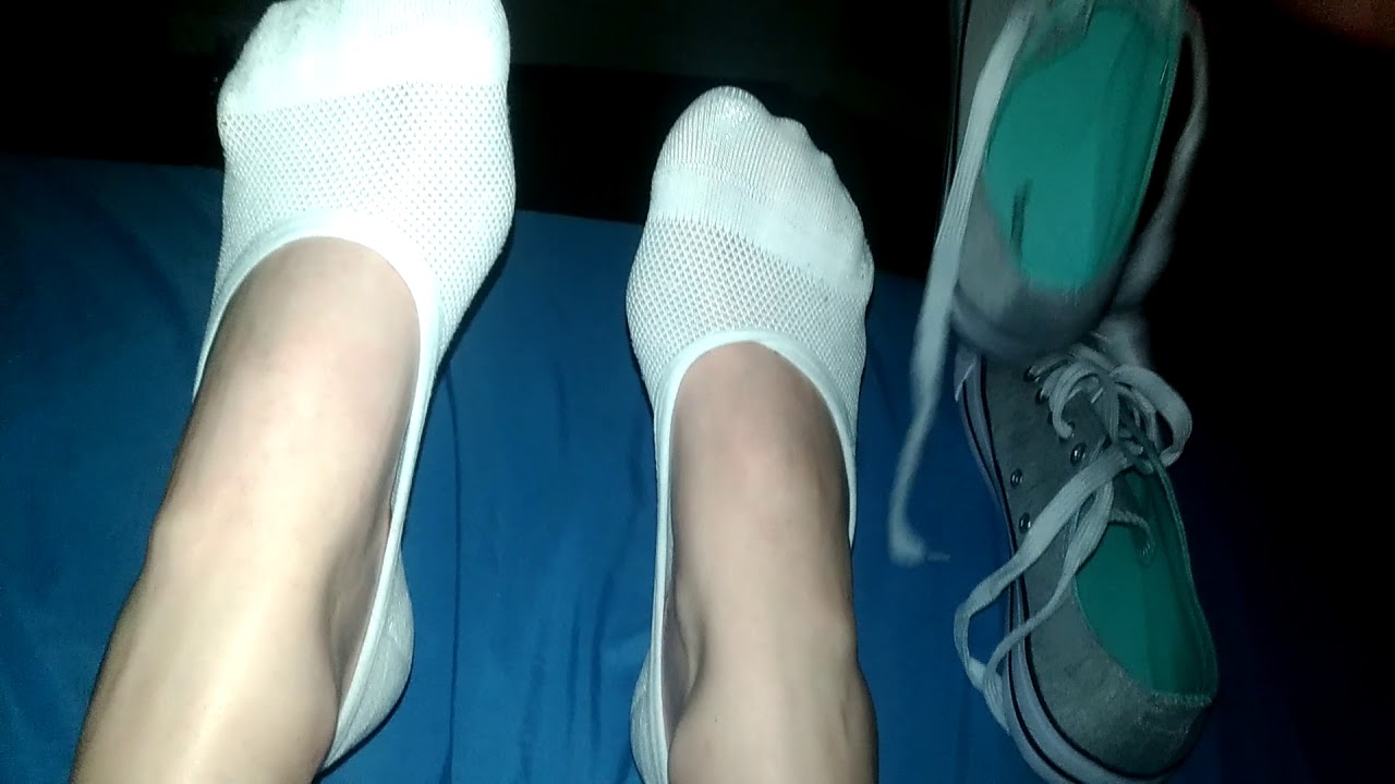 Sleeping conversation and white no show socks removal - YouTube