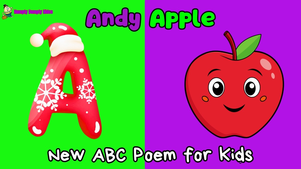 ABCD Learning for Toddlers | ABC ABC ABC | A for Andy Apple | AA BB CC ...