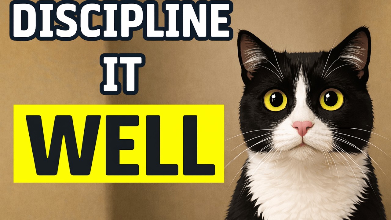 How to properly discipline a cat. - YouTube