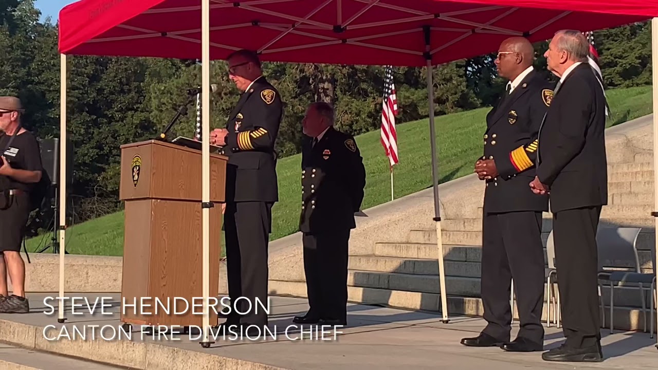 Canton 9/11 Memorial Climb - YouTube