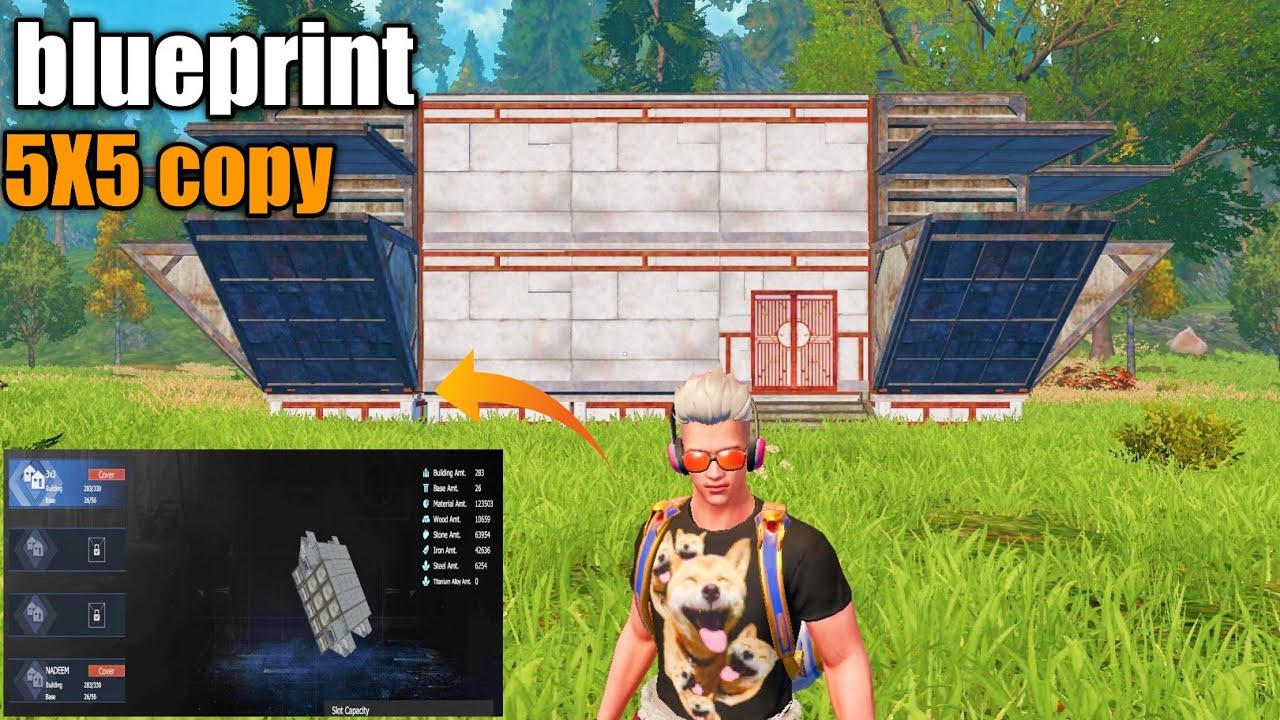 Last island of Survival 5X5 blueprint copy🔥 - YouTube