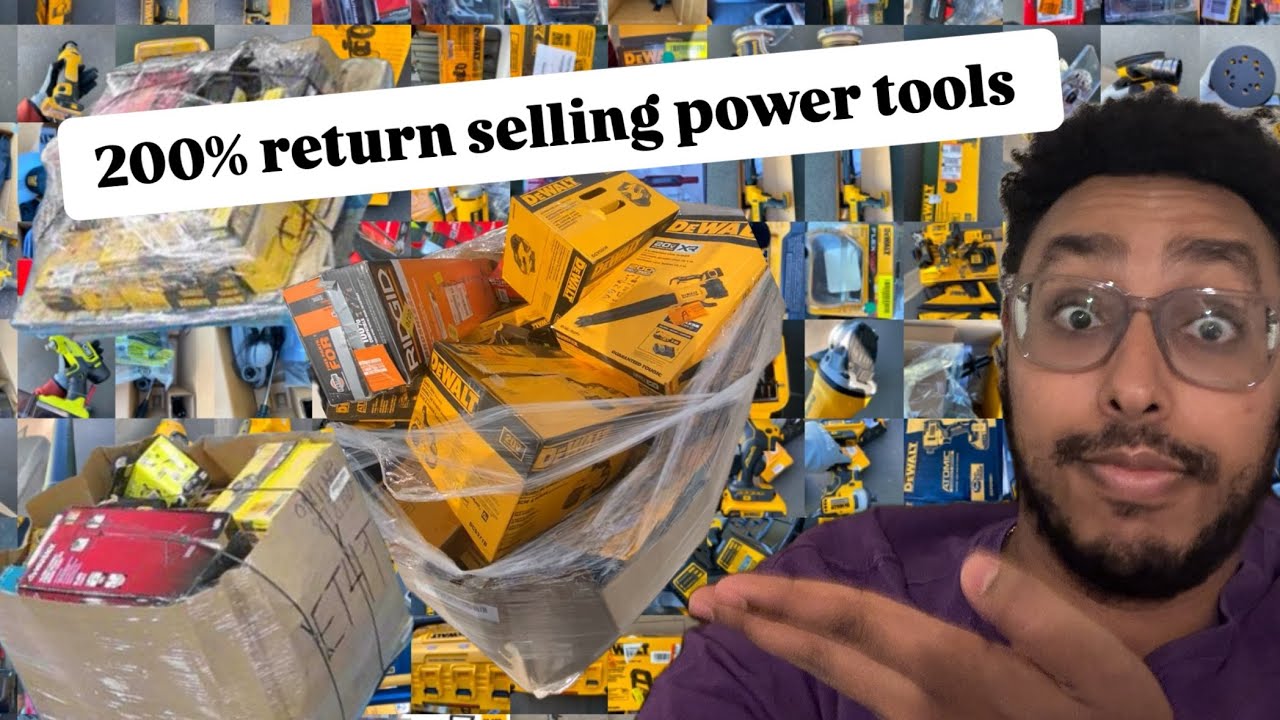 Flipping Salvage Power Tools for 200% Profit on ebay - YouTube