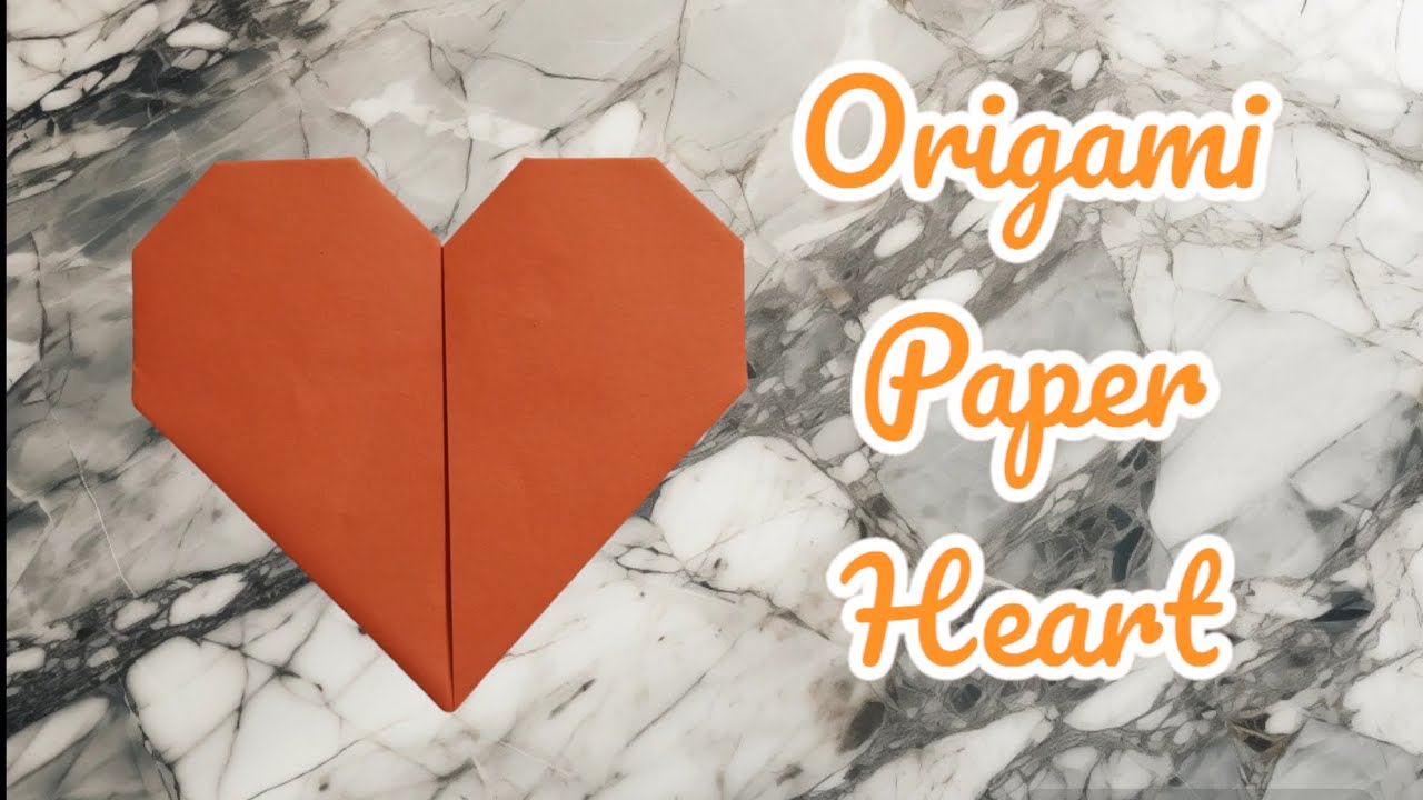 How to make ♥ HEART out of paper(tutorial) - YouTube