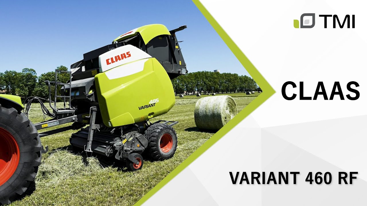 Рулонный пресс-подборщик CLAAS VARIANT 460 RF - YouTube
