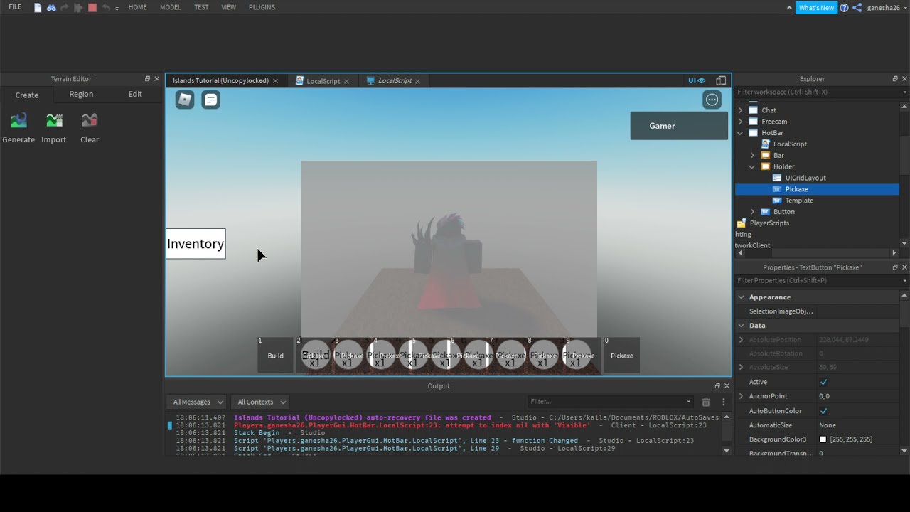Roblox Studio How To Make A Game Like Islands Part7! - YouTube
