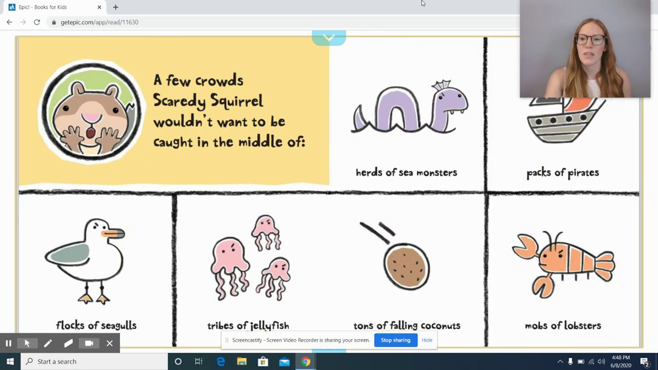 Scaredy Squirrel at the beach - YouTube