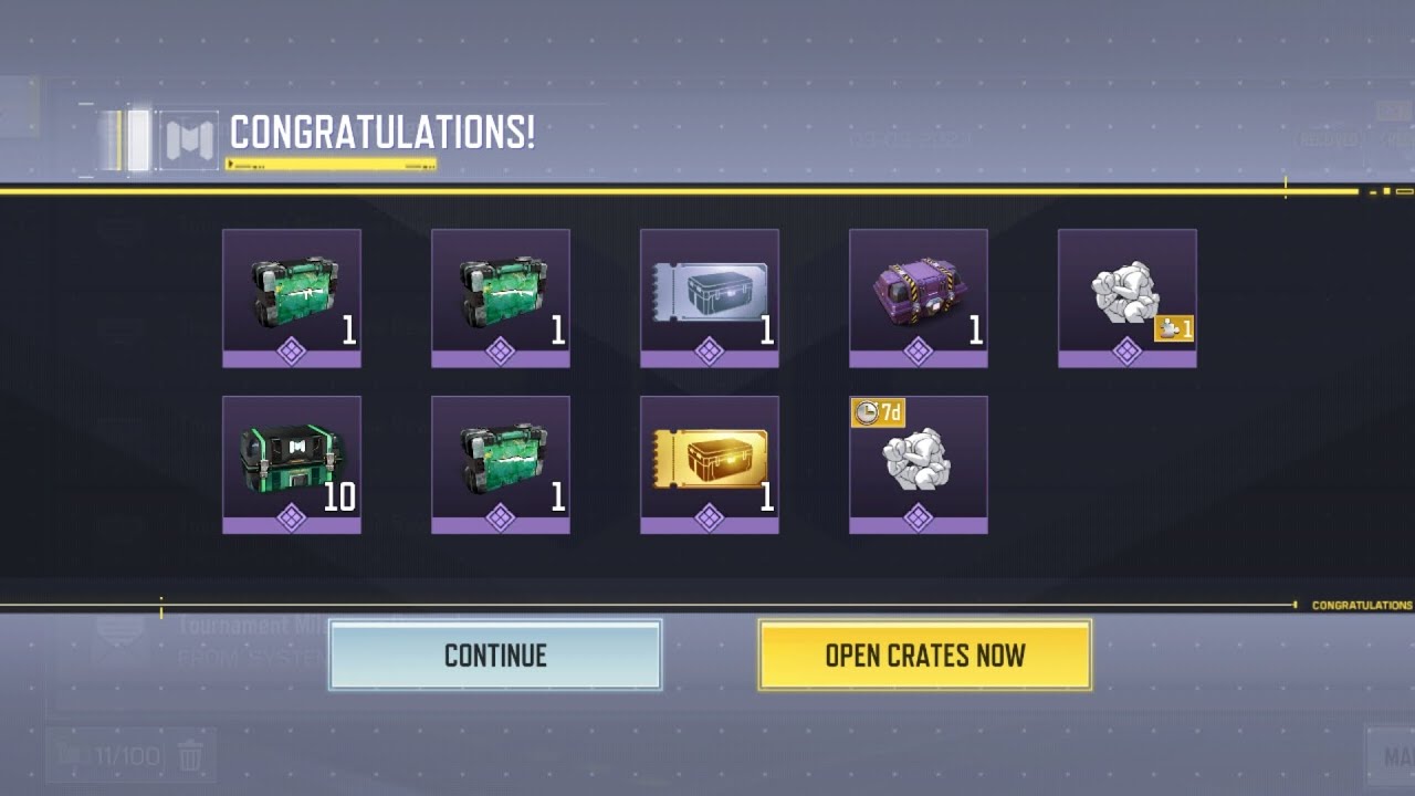 NEW Golden Emerald Crates in CODMOBILE Guns Blazing Tournament Mode # ...