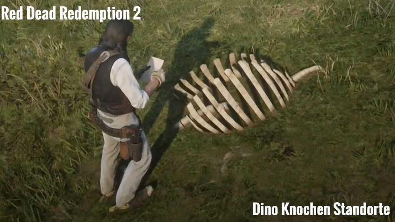 Red Dead Redemption Part 76 ZocksTv Dropt 3 Neue DINO Knochen Fundorte ...