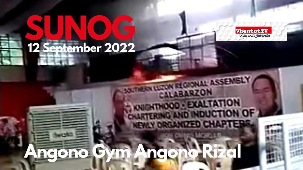 SUNOG sa Angono Gym Angono Rizal (12September2022) - YouTube