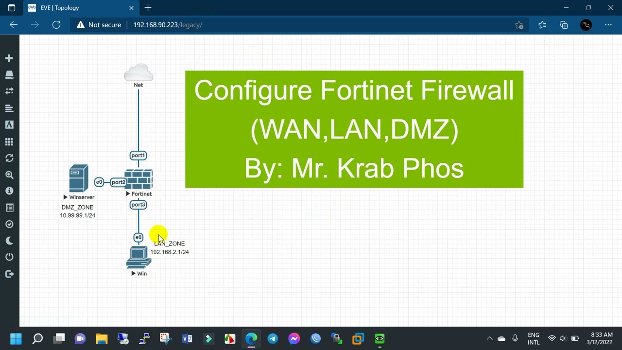 Configure Fortinet Firewall from scratch - YouTube