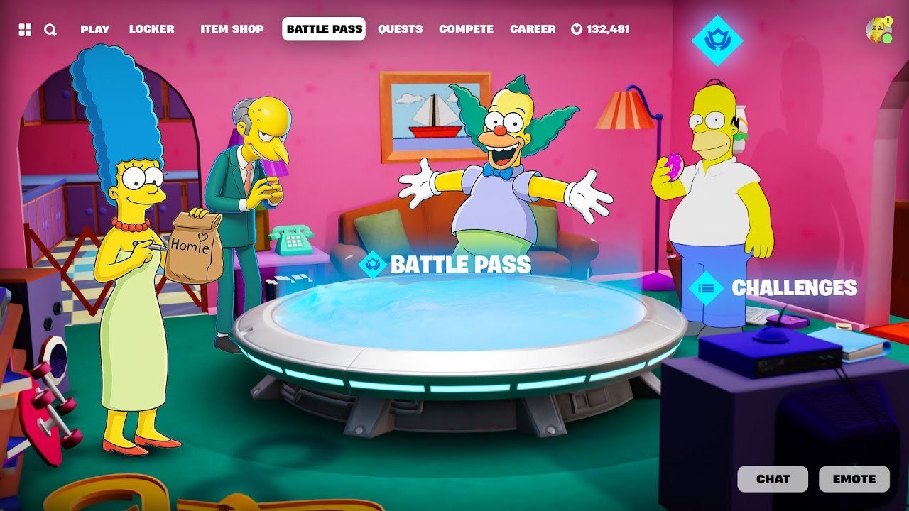 Welcome to Fortnite Season 4 The Simpsons! - YouTube