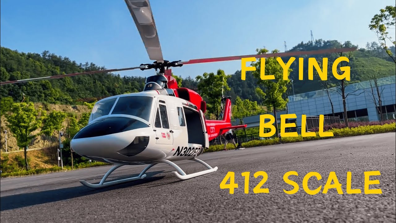 SUPER BIG Realistic RC HELICOPTER BELL 412 FLYING – Detailed Scale ...