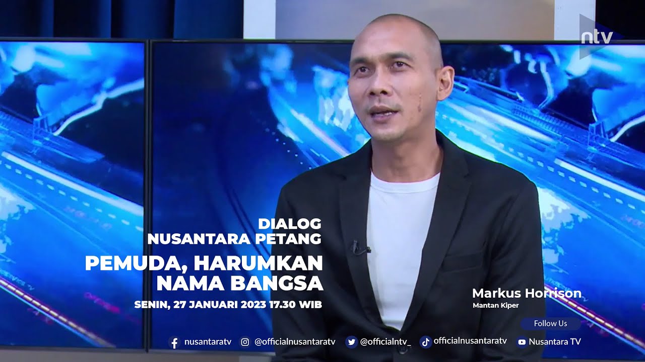 Dialog Nusantara Petang Pemuda, Harumkan Nama Bangsa Narasumber Markus ...