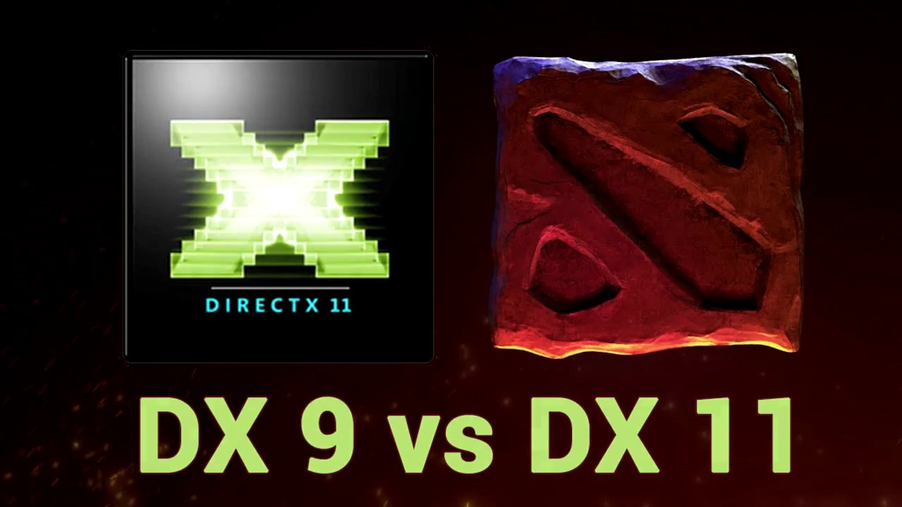 DOTA 2 DX9 vs DX11 Performance Test - YouTube