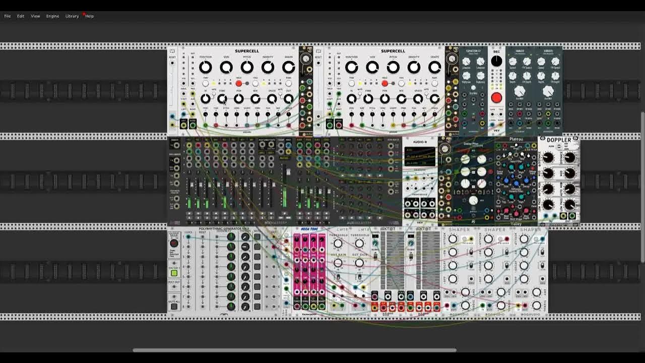 Generative VCV Rack Experimental Ambient, Granular synth with Field Recordings - YouTube