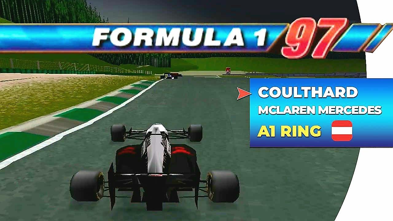 F1 97 ps1 gameplay: A1 Ring - David Coulthard - YouTube