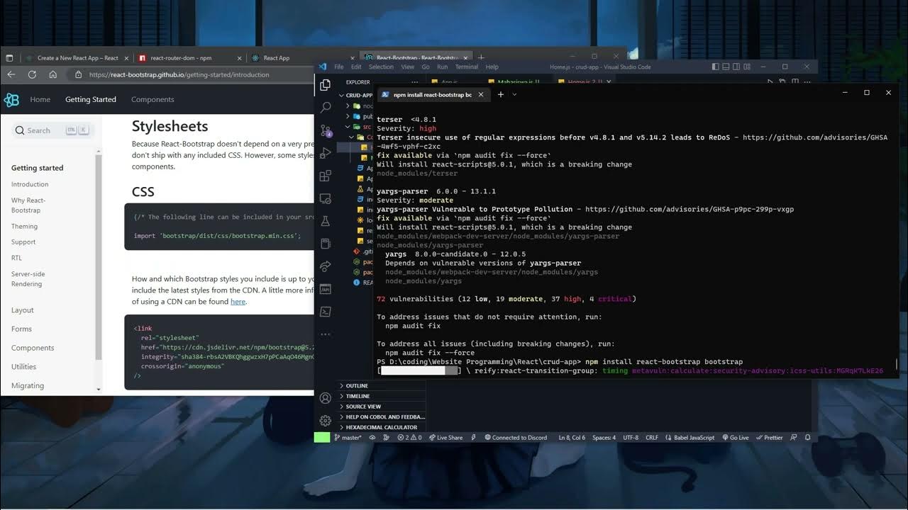 MEMBUAT WEB CRUD SEDERHANA MENGGUNAKAN REACT.JS - YouTube