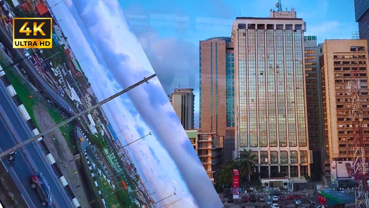 4k View of Lagos City From the Lagos Blue Line - Lagos Travel Guide ...