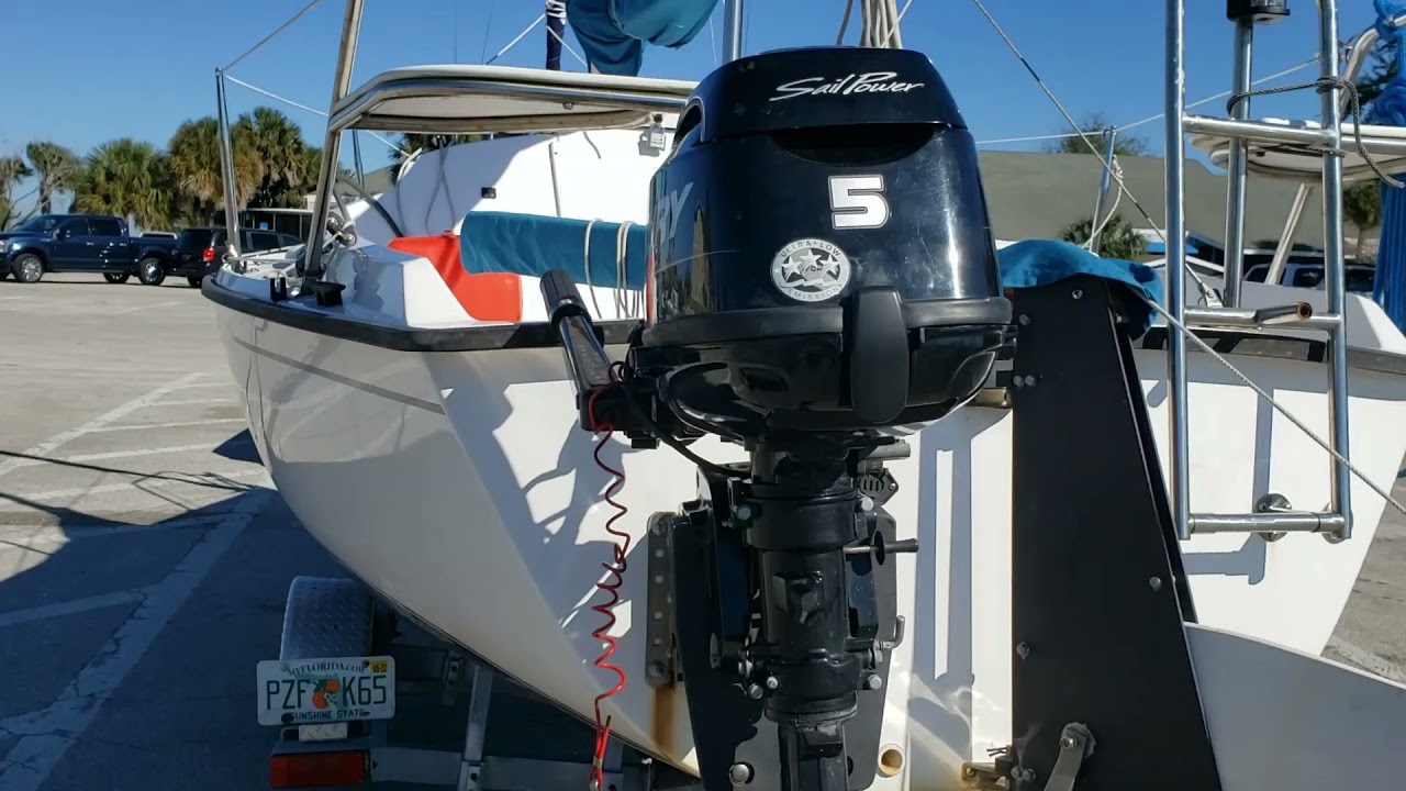 I bought a new Precision 18 sailboat - YouTube