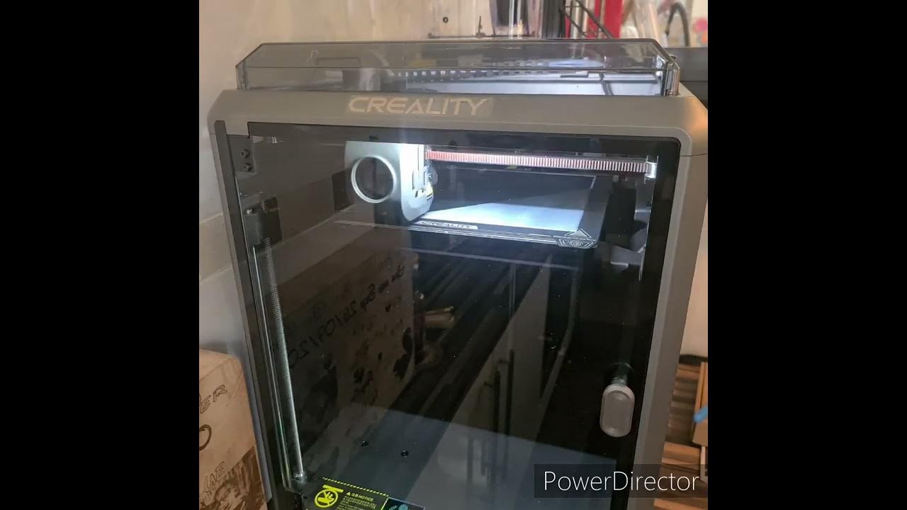 creality k1 first layer print in time lapse - YouTube
