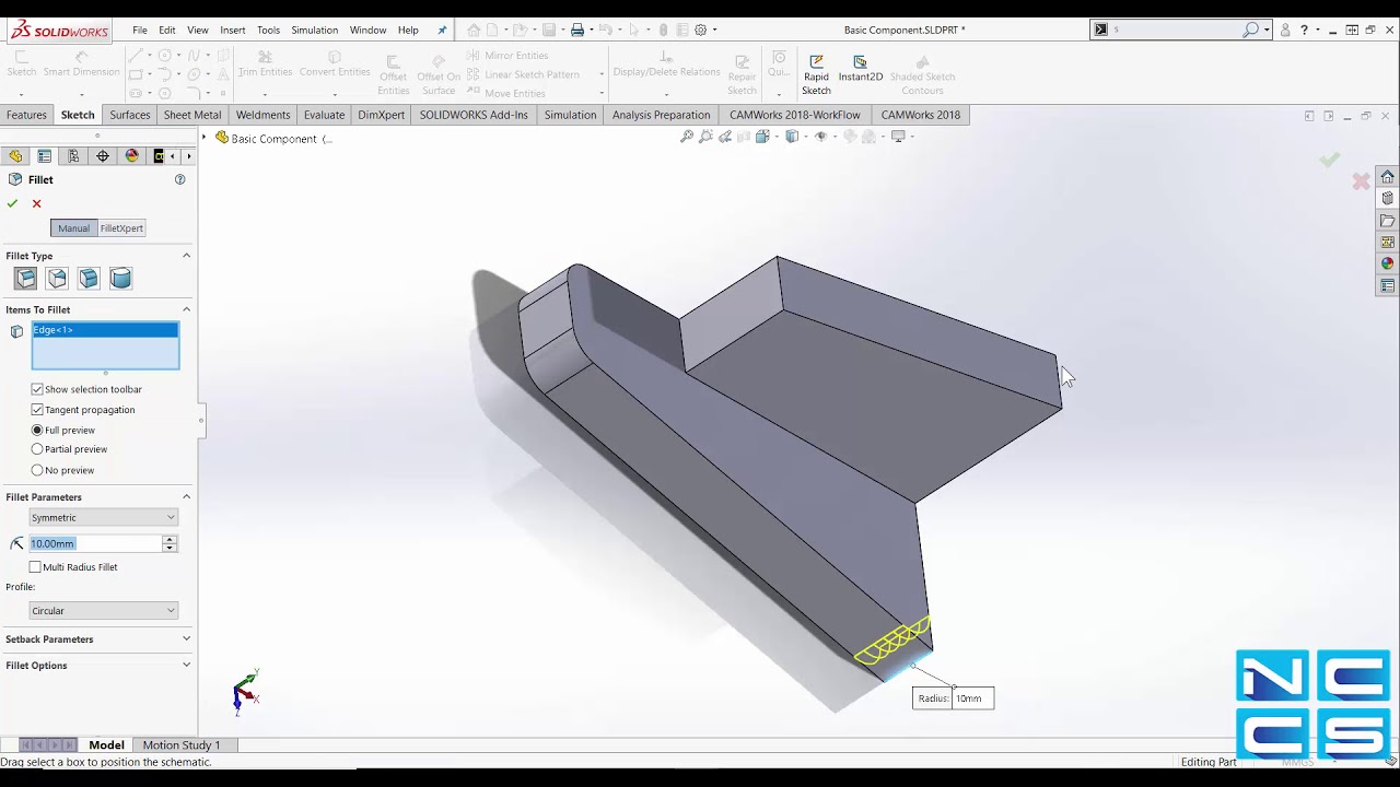 SOLIDWORKS Shortcut! Simple S key - YouTube