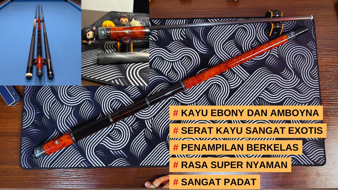 Review Stick Billiard Custom Lotus Cue setelah Pemakaian 2 bulan ...