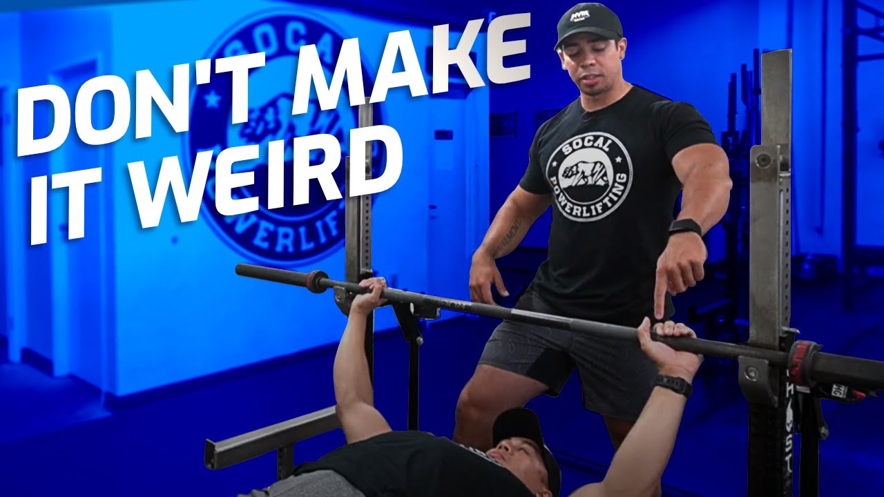 Spotting for Powerlifters (Bench) - YouTube