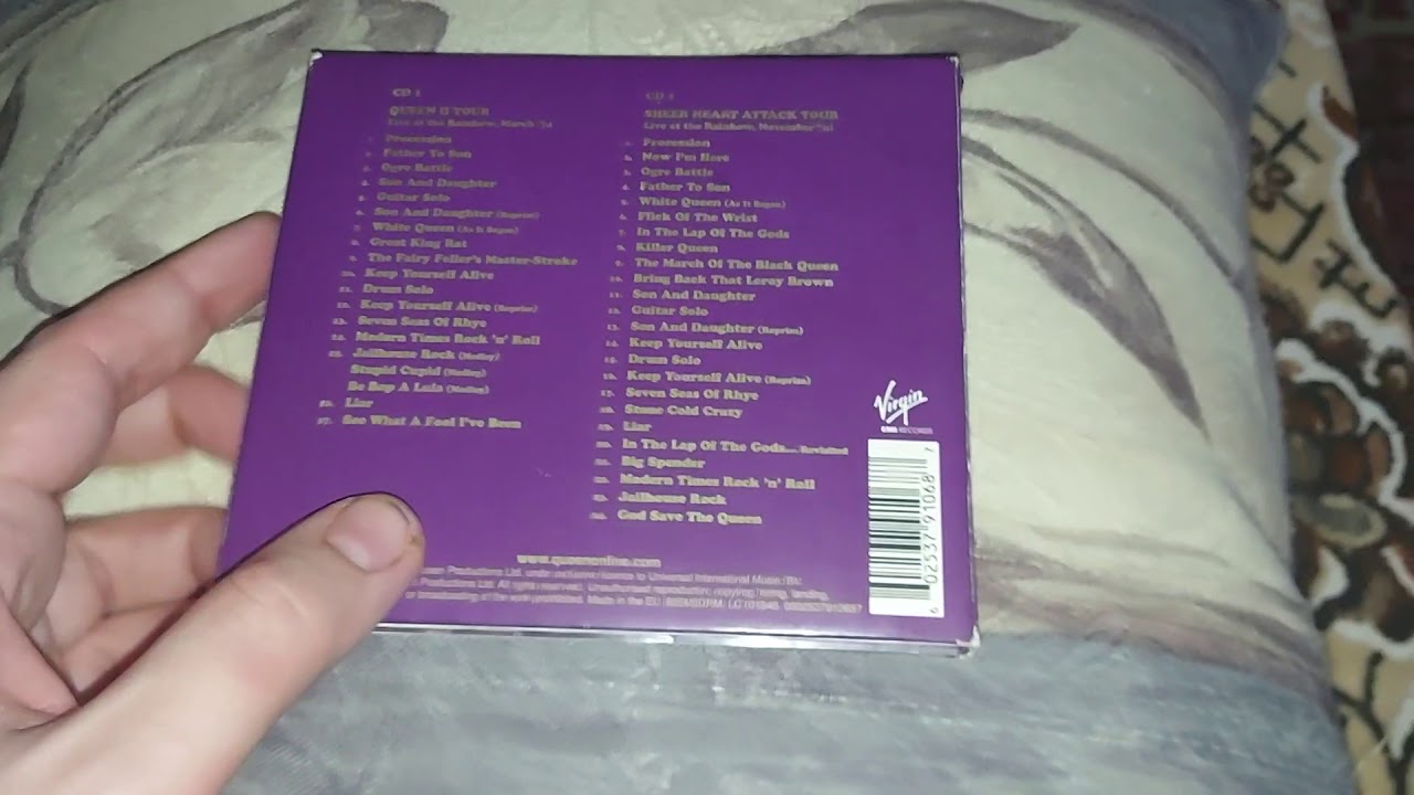 QUEEN LIVE AT THE RAINBOW UNBOXING CD - YouTube