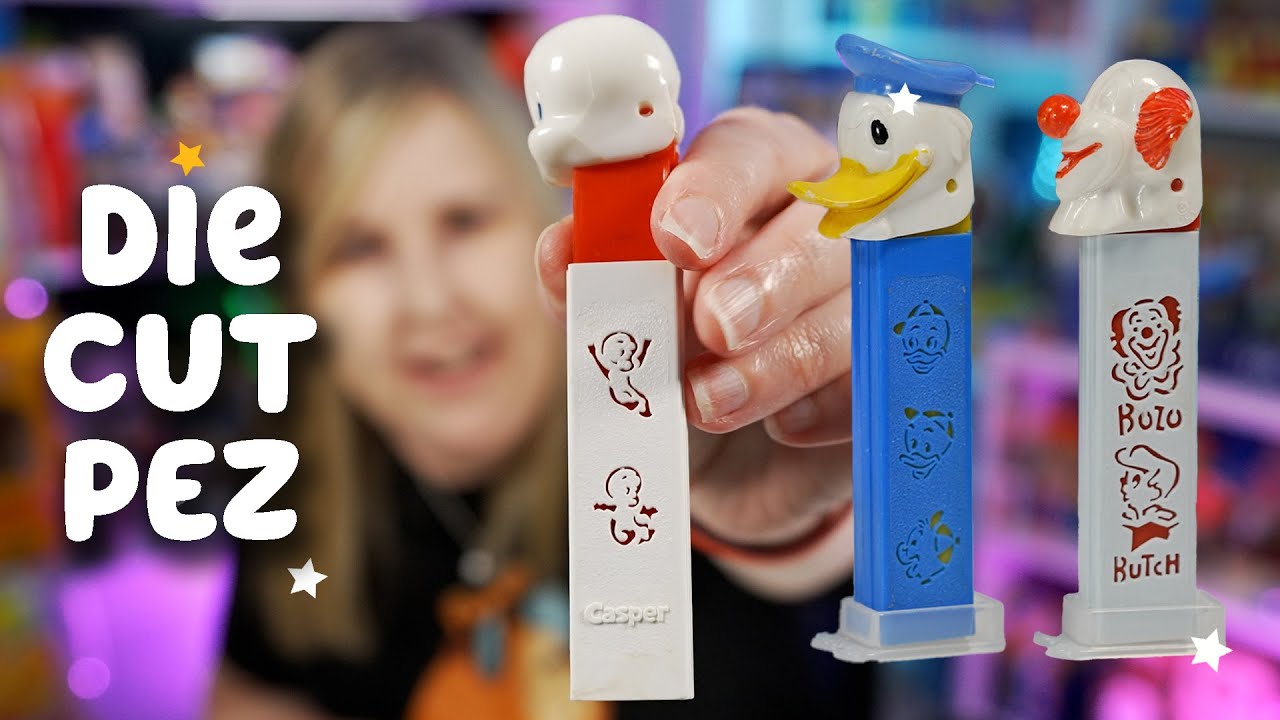 Die Cut PEZ Guide from the 1960's - 1980's Stems & Faces - YouTube