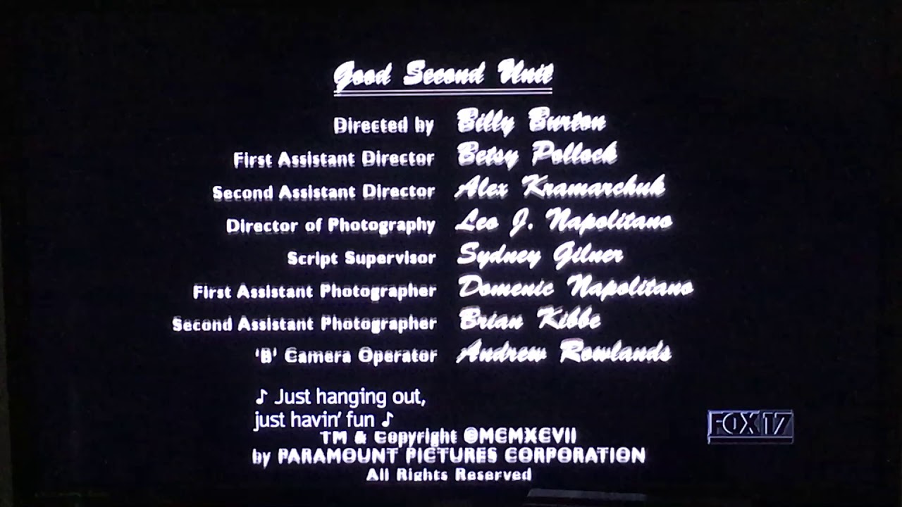 Paramount Pictures/Good Burger End Credits/Trifecta Entertainment ...