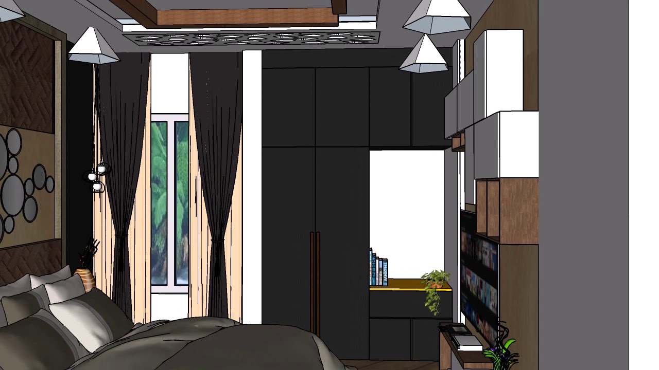 Bed room animation - YouTube
