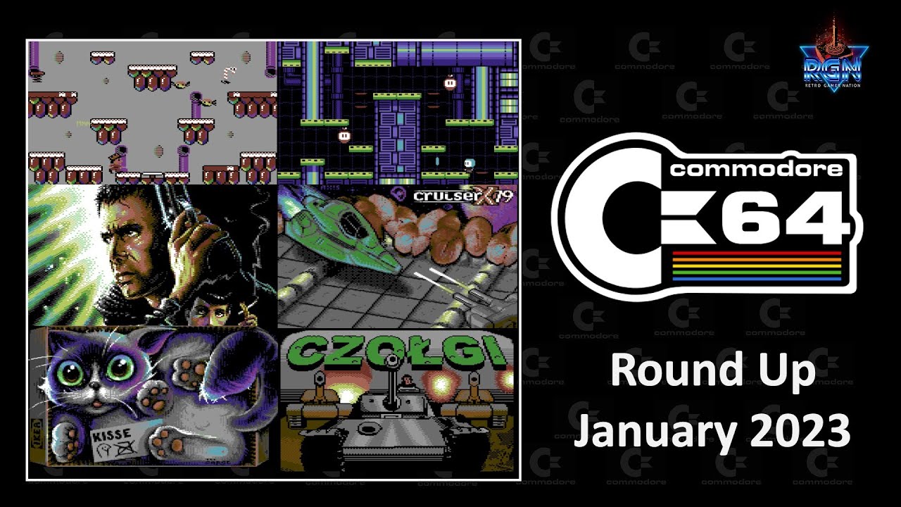 C64 Round Up: January 2023 - So Many Games!! - YouTube