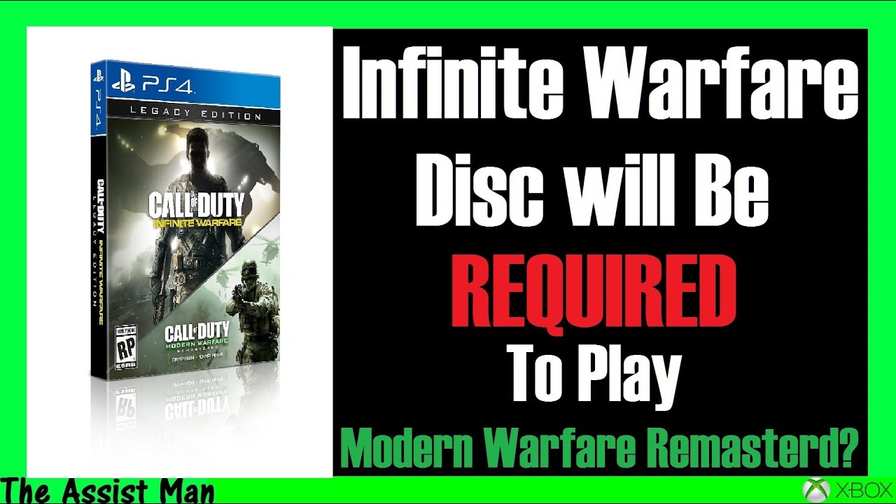Infinite Warfare Disc Will Be REQUIRED To Play Cod 4 Modern Warfare ...