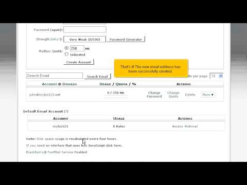 How to create a POP email account in cPanel.mp4 - YouTube