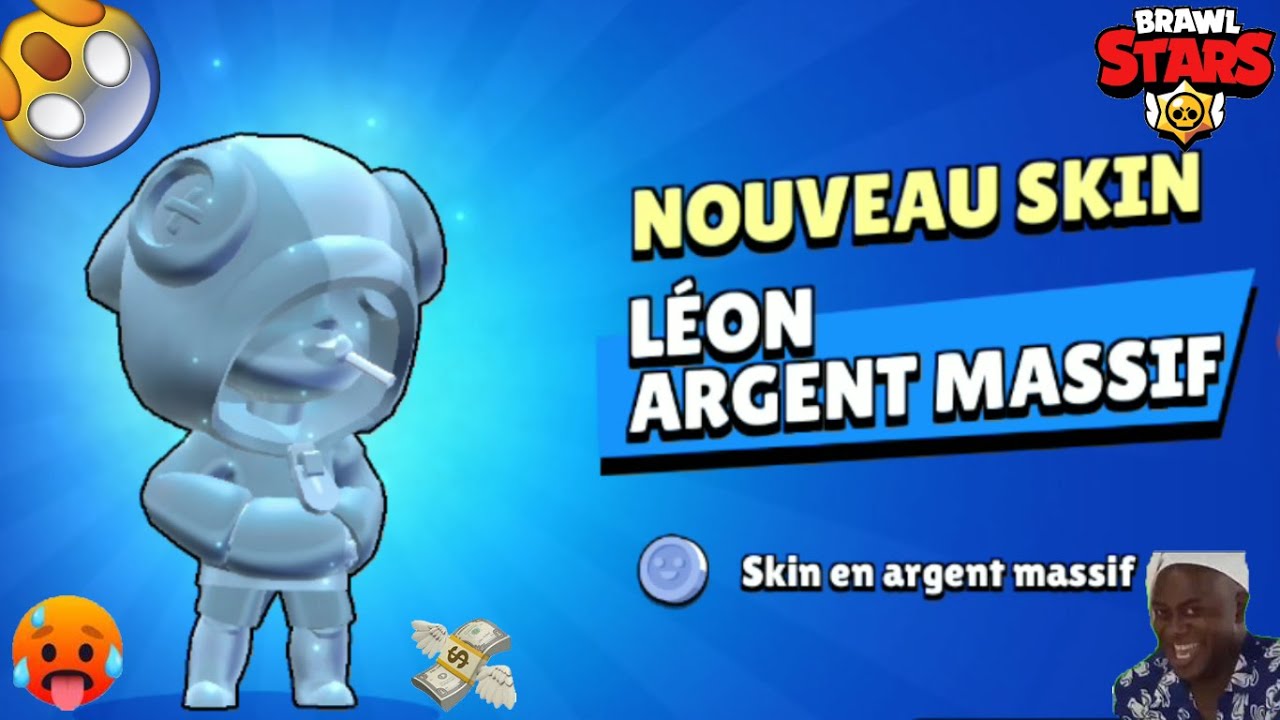 TRUE SILVER LEON _ MY FIRTST SILVER SKIN \ BRAWL STARS | leon argent ...
