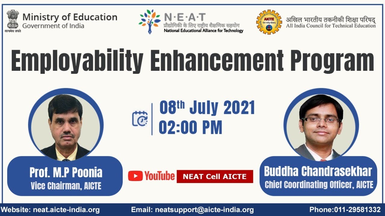 Employability Enhancement Program through NEAT Scheme and AICTE ...