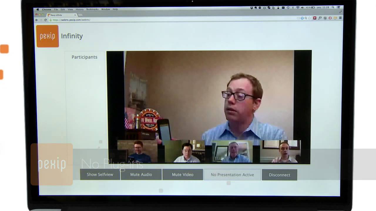 Pexip Infinity and WebRTC demonstration - YouTube