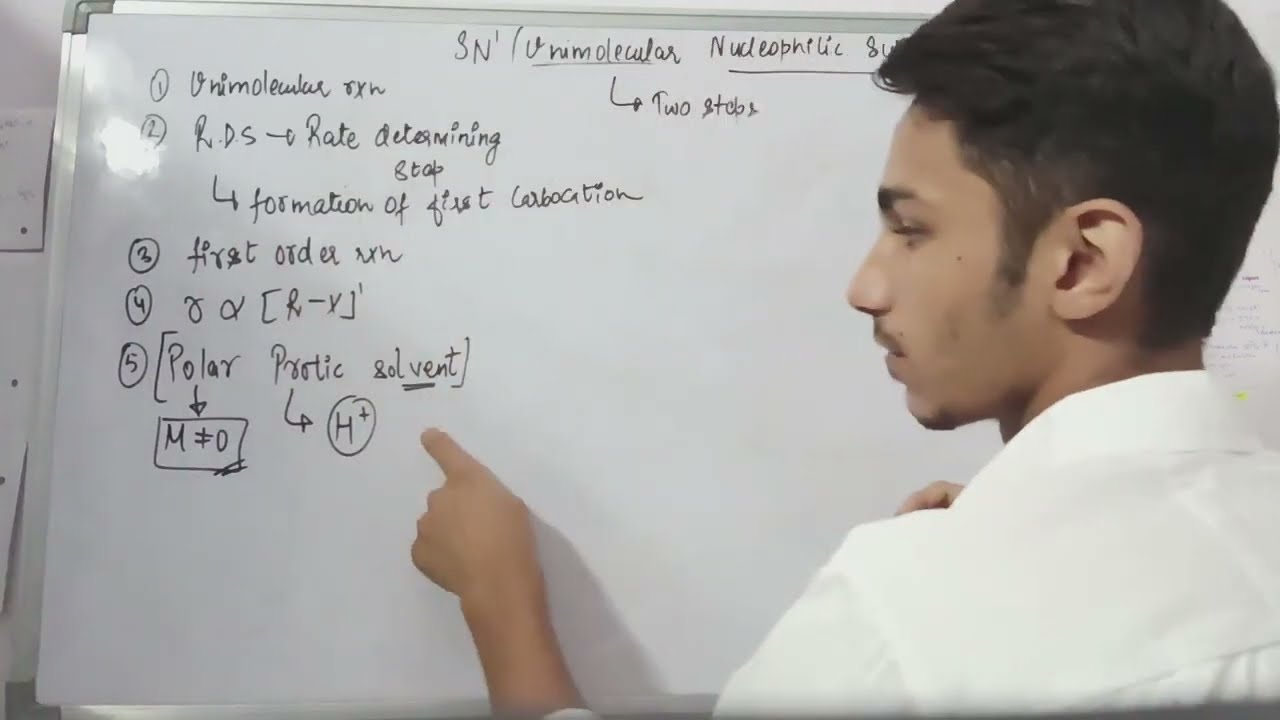 Haloalkanes and Haloarenes| SN1 Reaction | class 12th NCERT | - YouTube