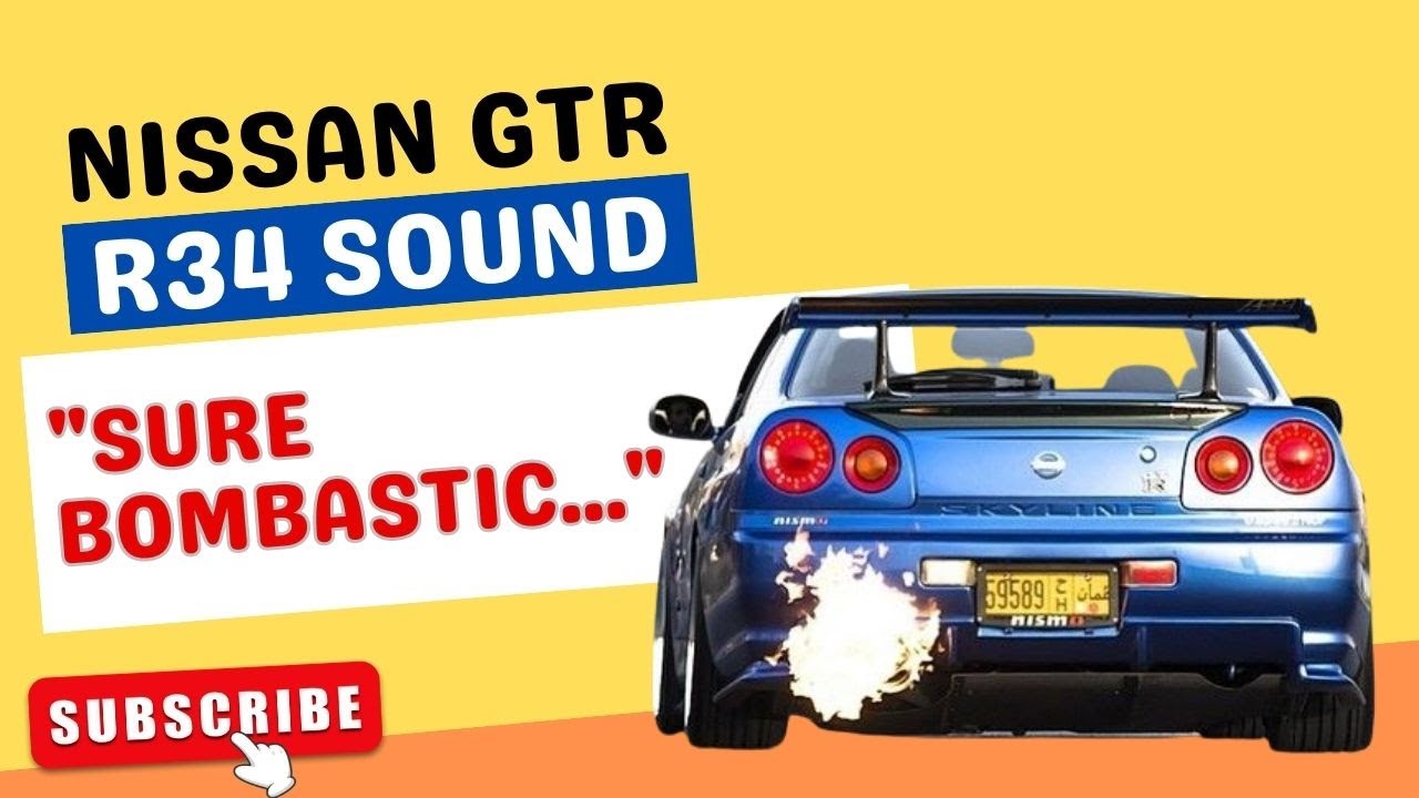 The Best Nissan Gtr R34 Sound Compilation Out There! - YouTube