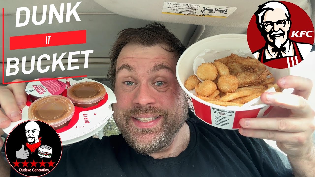 KFC Dunk It Bucket ft. Mashed Potato Poppers & Chicken Tenders & Fries ...