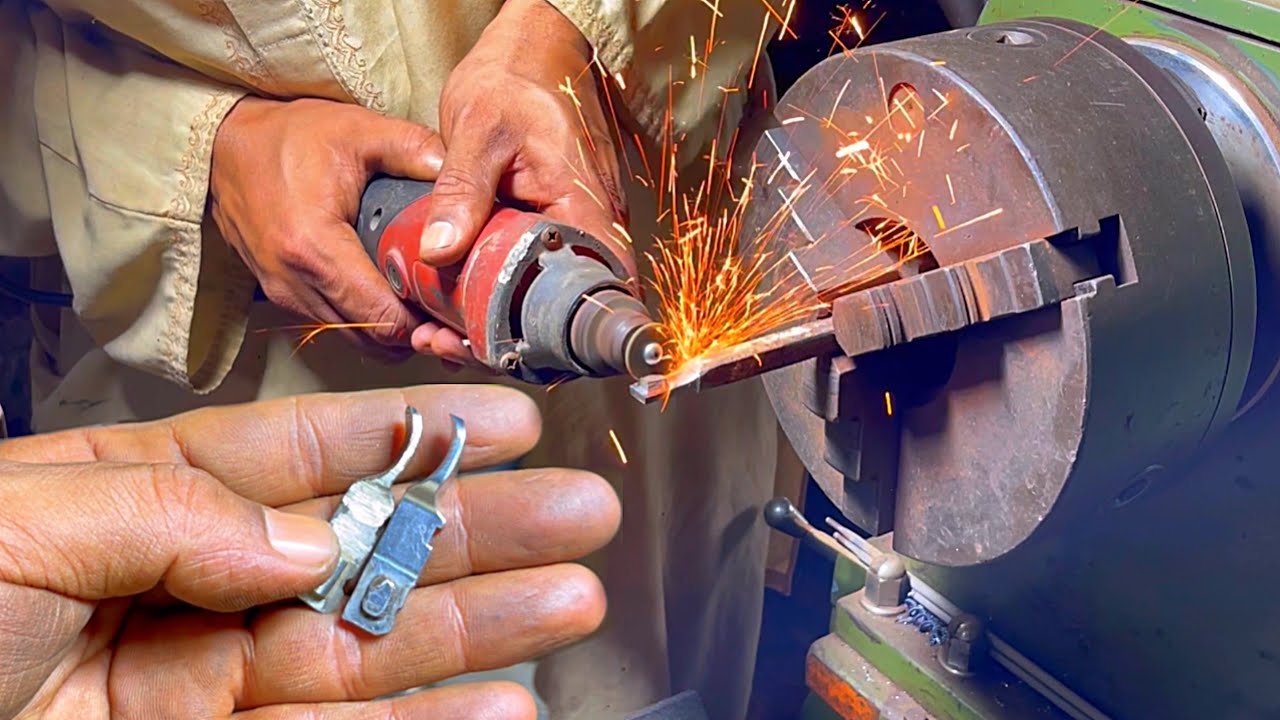 Wonderful process of making Homemade Bolt Action at 12 bore shot gun ...