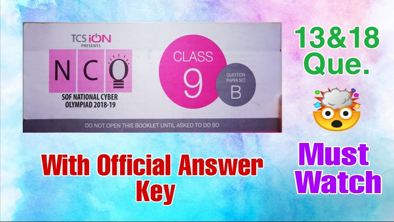 Class 9 NCO Question Paper - YouTube