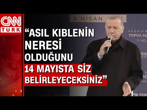 Pendik’te toplu açılış töreni: Cumhurbaşkanı Erdoğan açıklama yaptı